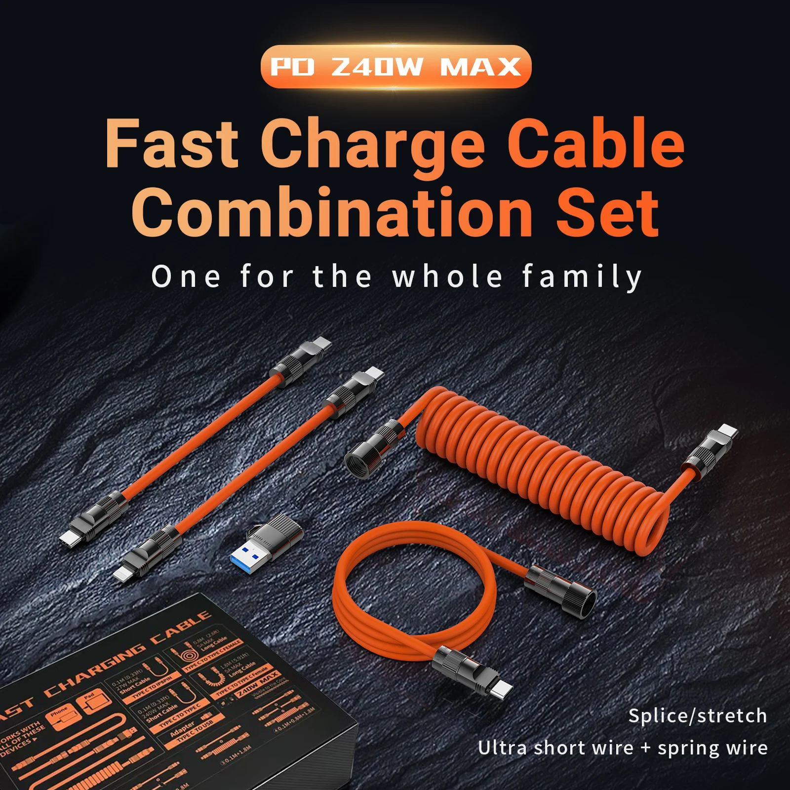 Gopala-Multi-Functional-USB-C-Cable-USB-A-Micro-USB-Light-ning-USB ...