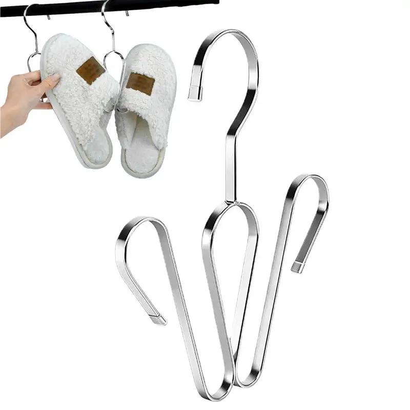 Shoe-Drying-Rack-Stainless-Steel-Shoe-Hanger-Hooks-Space-Saving-Shoes ...