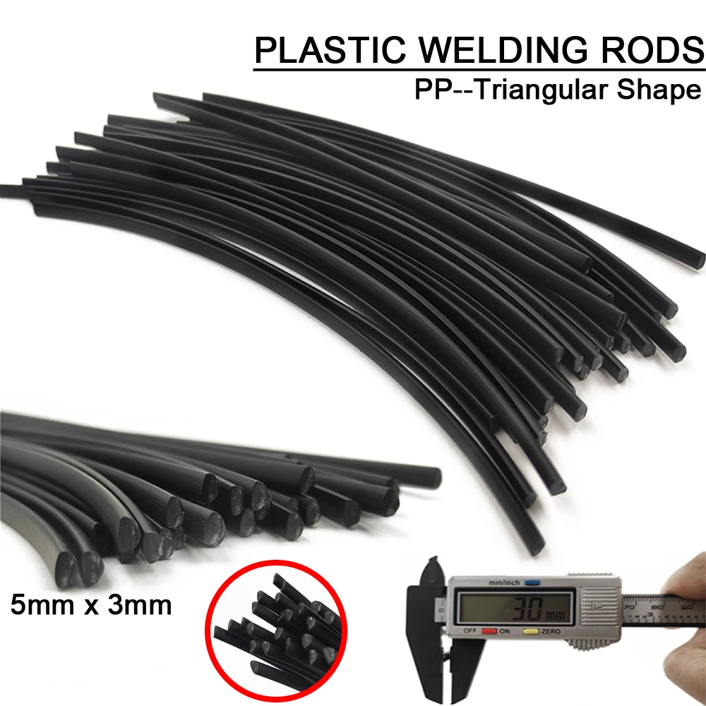 20-40pcs-Plastic-Welding-Rods-200-300mm-Length-PP-Black-Welding-Sticks ...