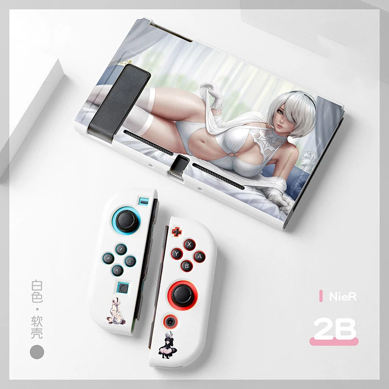 NieR-Automata-Funda-protectora-OLED-para-Switch-accesorios-de-configuraci-n-de-Gamer-Carcasa ...