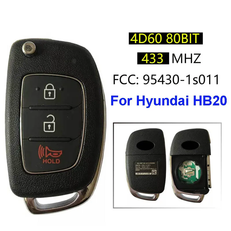 CN020065-Original-3-Button-Filp-Key-For-Hyundai-HB20-Replacement-Car ...