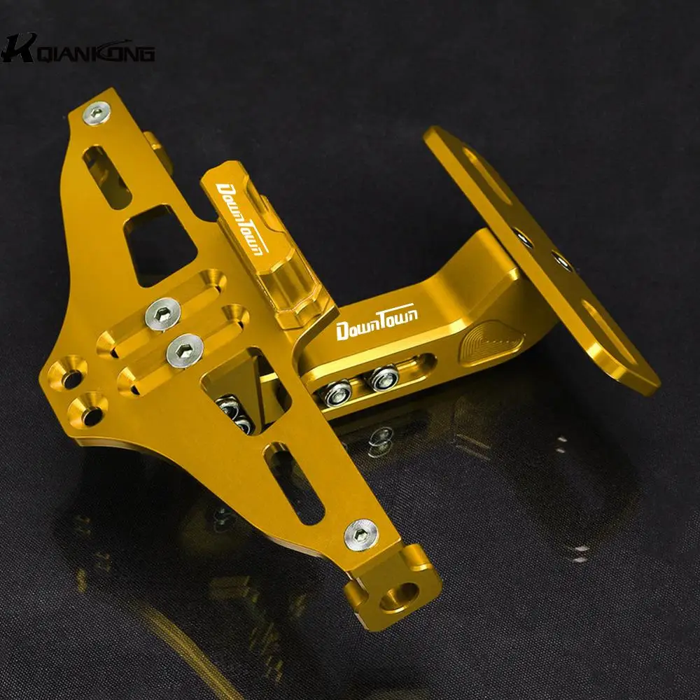 Adjustable-with-LED-Light-Motorcycle-License-Number-Plate-Holder-Frame ...