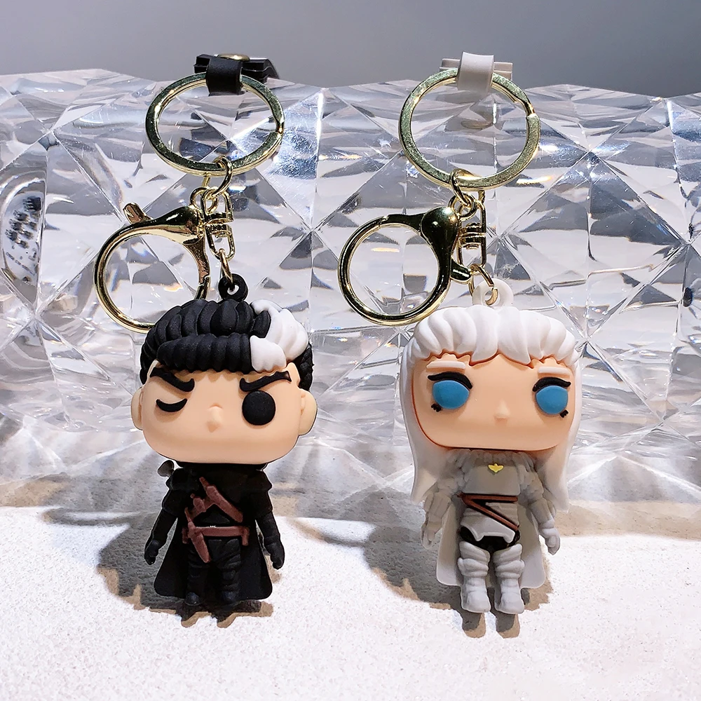 Anime-Berserk-Keychain-Guts-Griffith-Cute-Doll-Figure-Keyring-Pendent ...
