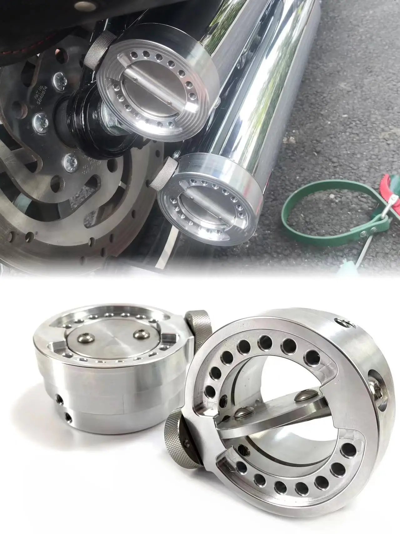 Motorcycle-Adjustable-Circular-Exhaust-Pipe-Muffler-Valve-79mm-80mm-For ...