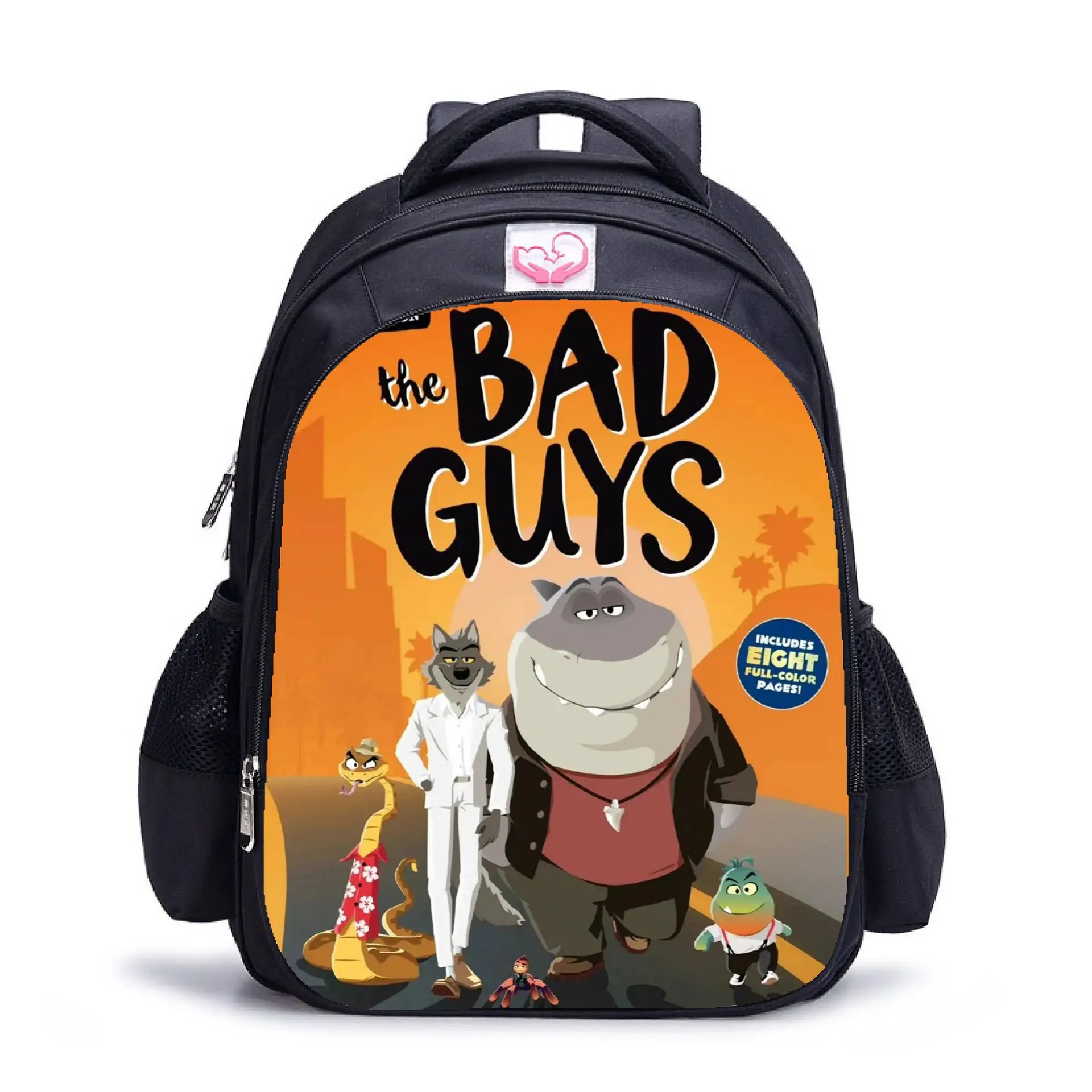 The-Bad-Guys-School-Bags-Kids-Printing-Backpacks-Primary-Student-Wolf ...
