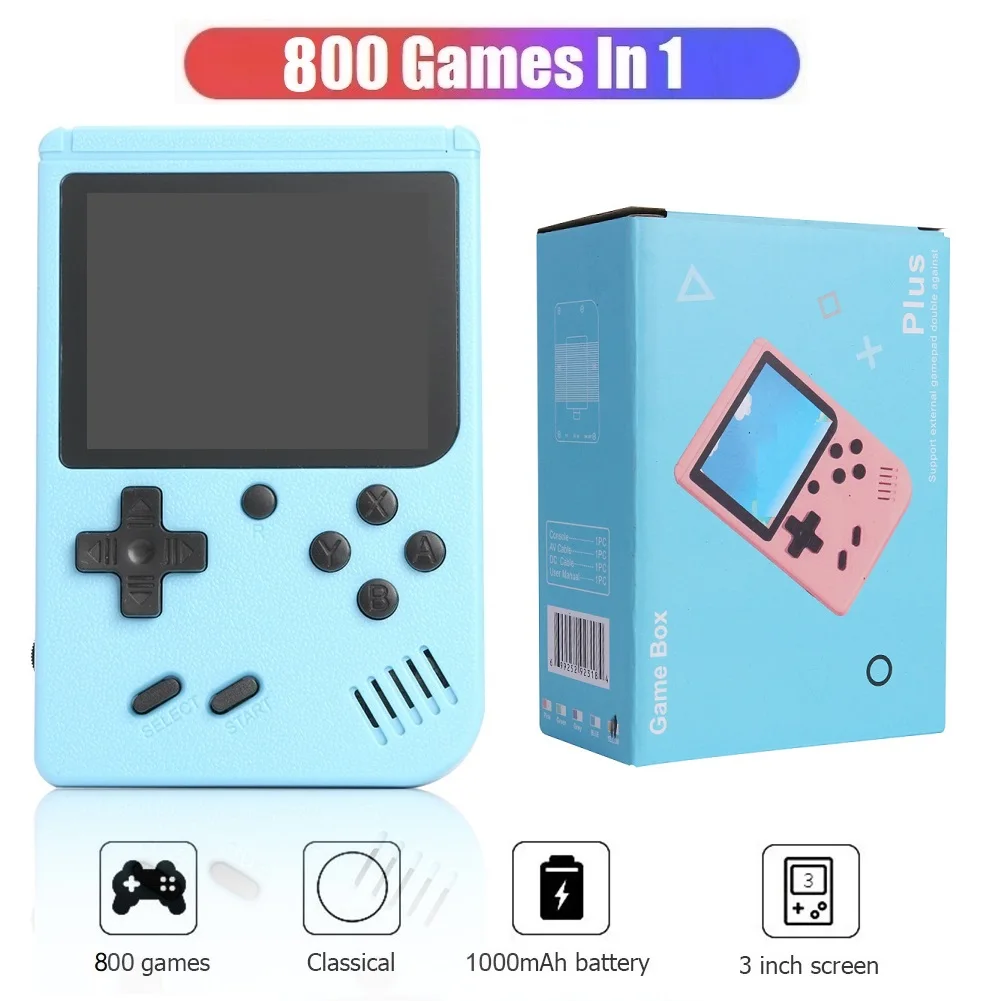 3.0 Inch Retro Video Game Console Built-in 800/400/500 Classic LCD ...