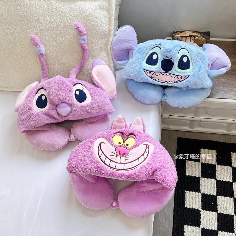 Disney-Lilo-Stitch-Cheshire-Cat-U-shaped-Neck-Pillow-Stitch-Cheshire ...