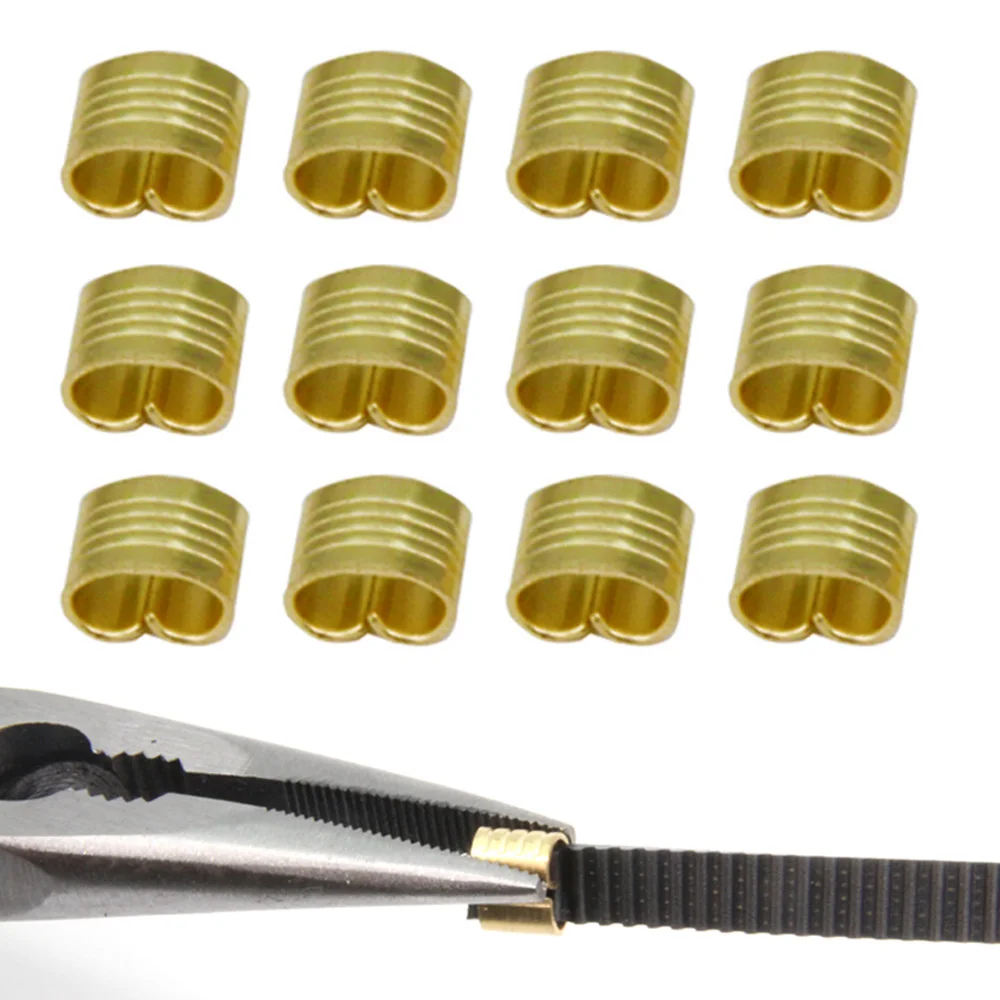 12/20pcs 2GT Belt Clamp, Copper Buckle, Durable Wire Cable Connector ...