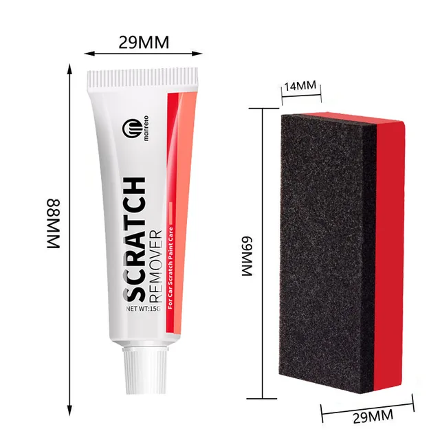 Car Scratch Remover Car Polishing Paste with Sponge, Car Body Paint ...