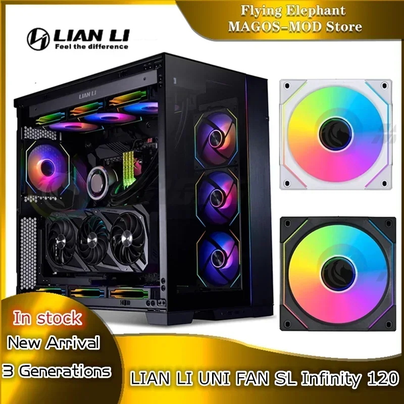 LIAN-LI-UNI-FAN-SL-Infinity-120-Mirror-Daisy-Chain-ARGB-Fan-PWM-L ...