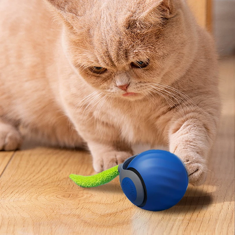 Bouncing Ball Pet Toy Smart Automatic Self Moving Ball Interactive Cat ...