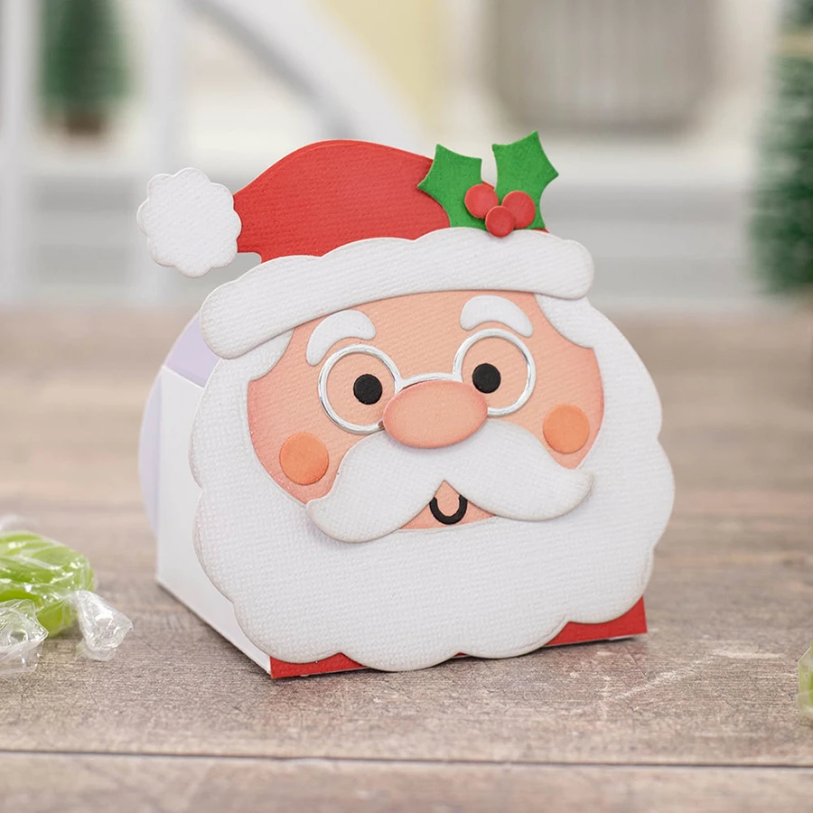 Santa-Claus-Christmas-Treat-Boxes-Elf-Snowman-Box-Metal-Stencil-Mold ...