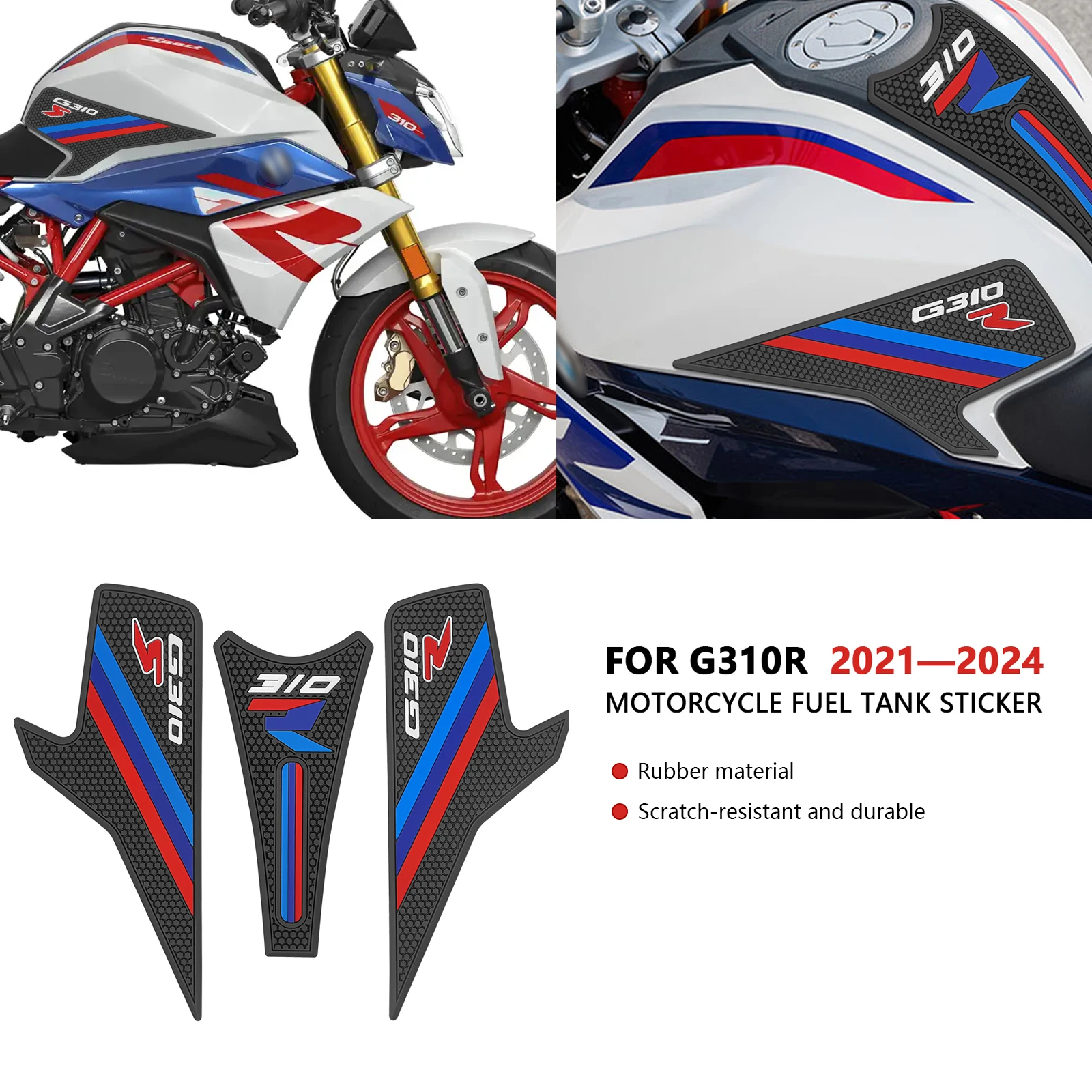For-G310R-2024-Motorcycle-Accessories-Side-Fuel-Tank-pad-Anti-slip ...