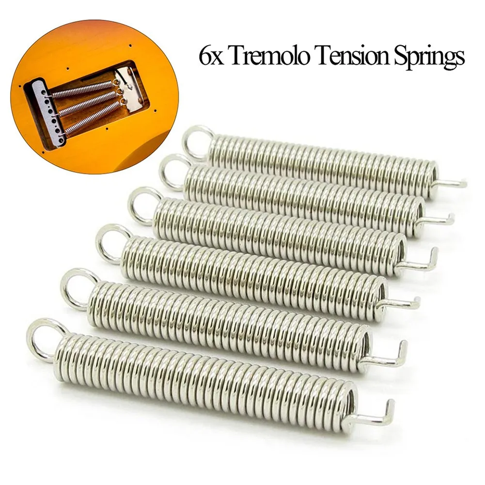 6 Pcs Tremolo Springs For Fenders St Guitars Stratocaster Guitars ...