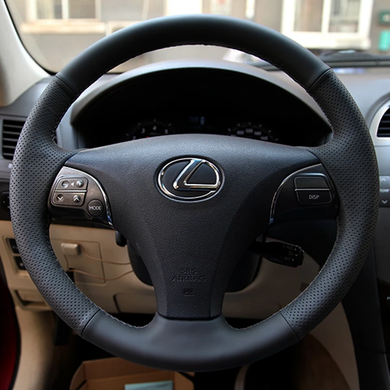 Custom-Steering-Wheel-Cover-Genuine-Leather-Fit-For-Lexus-GS350-GS450h ...