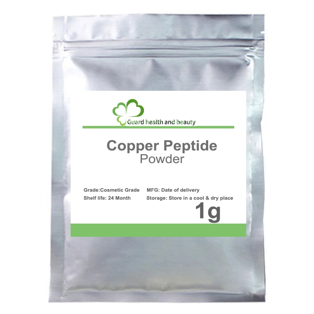 Blue Copper Peptide Powder Improve skin GHK-Cu Glycyl-l-histidyl-l ...