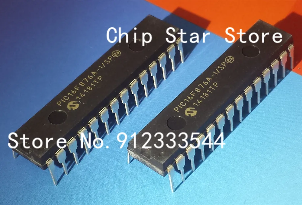 1pcs-Lot-PIC16F876A-I-SP-PIC16F876A-DIP28-8-Bit-Microcontroller-Flash ...