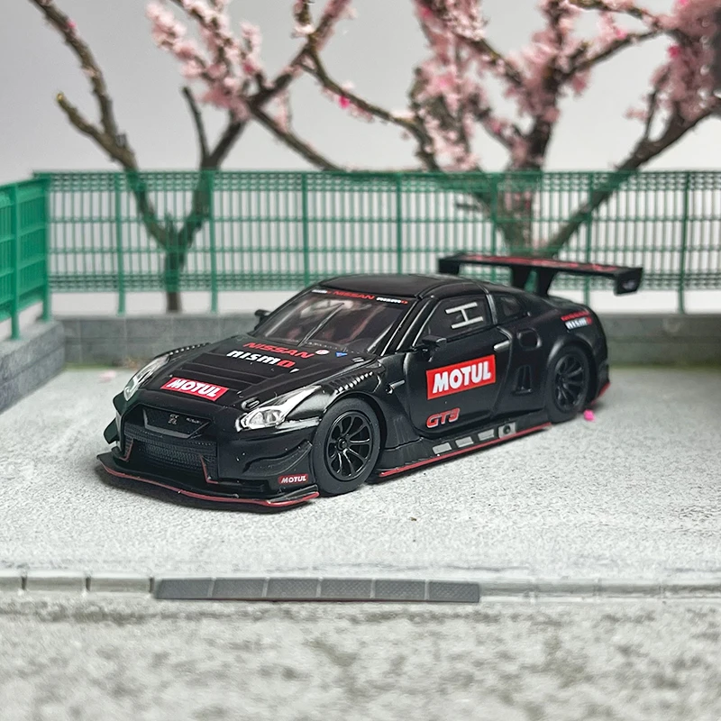 MINIGT 1/64 GT R NISMO GT3 2018 Teste Carro Diecast modelo carro ...
