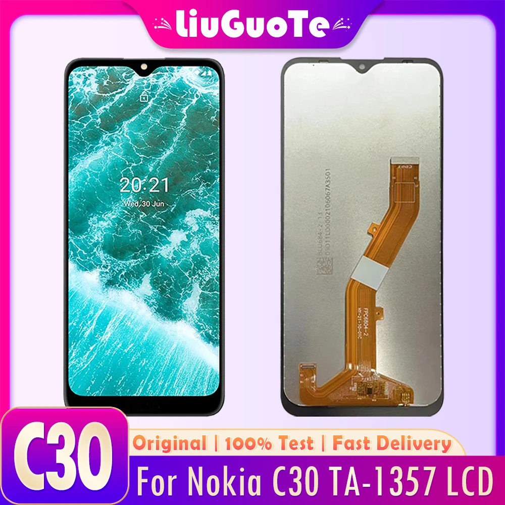 6.82" Tested For Nokia C30 LCD Display Touch Screen Digitizer Assembly ...