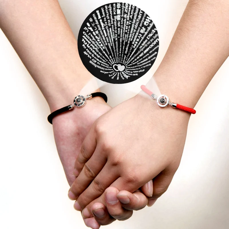 100-Languages-I-Love-You-Projection-Bracelets-Fashion-Couple-Love-Token ...
