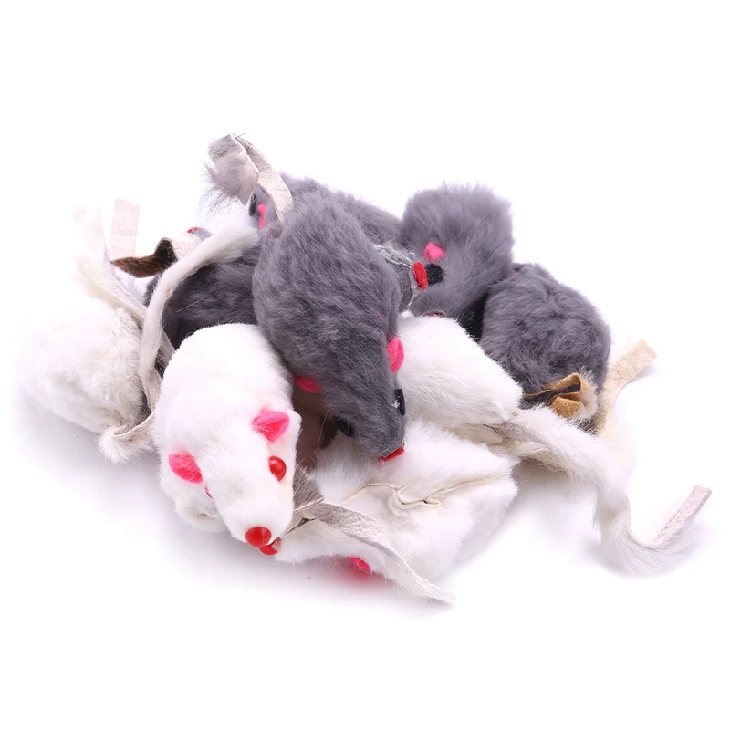 Real Rabbit Fur Mice Cat Toys | Rabbit Fur Children's Toys | Rabbit Fur ...