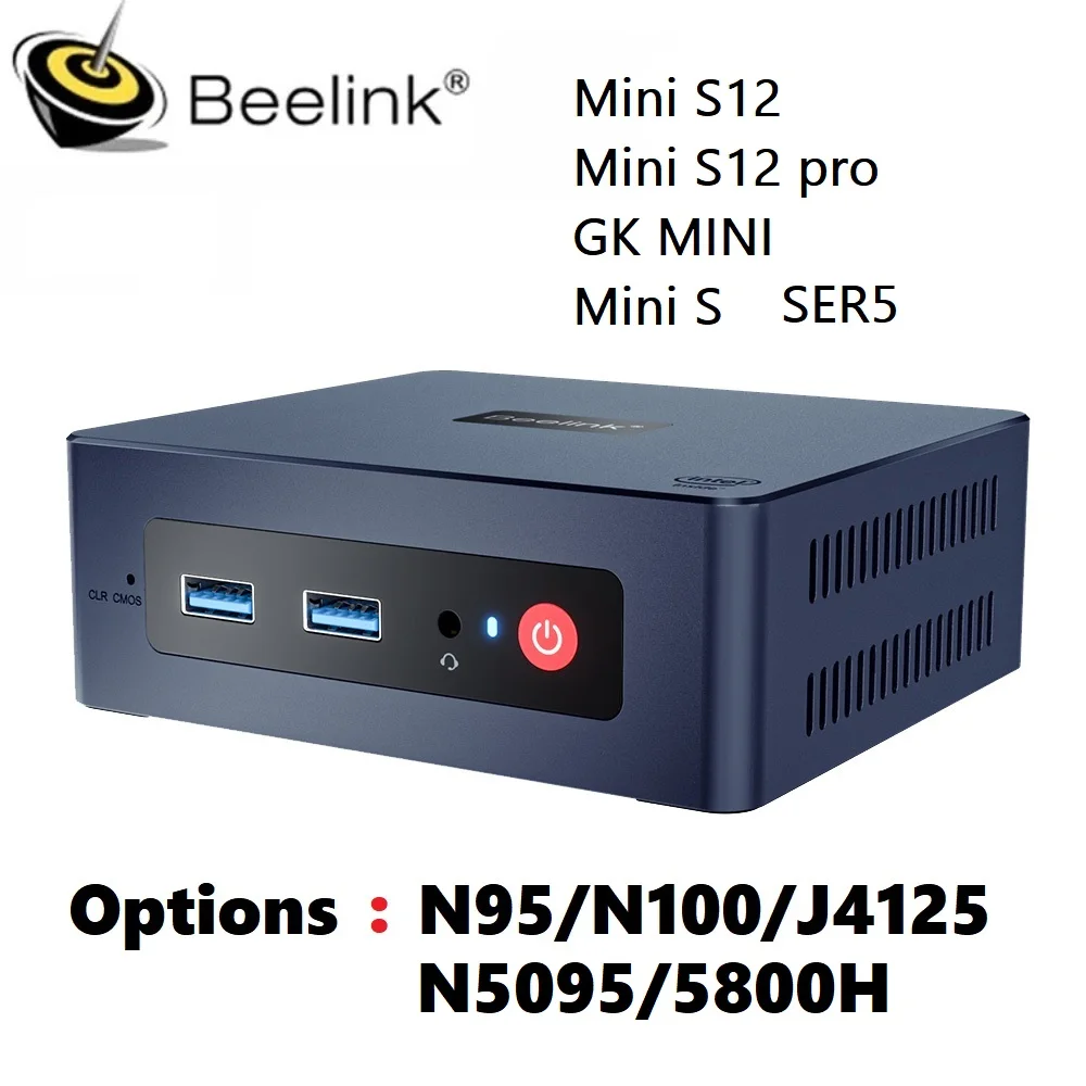 Beelink Mini S/gk Mini Intel Celeron N5095/j4125 Beelink Mini S12 N95 ...