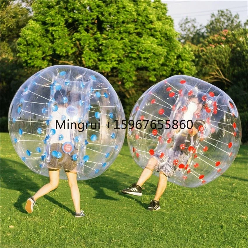 Hotsale-Adult-PVC-Body-Zorb-Bumper-Ball-Suit-Colored-Dots-Inflatable-Human-Bubble-Football ...