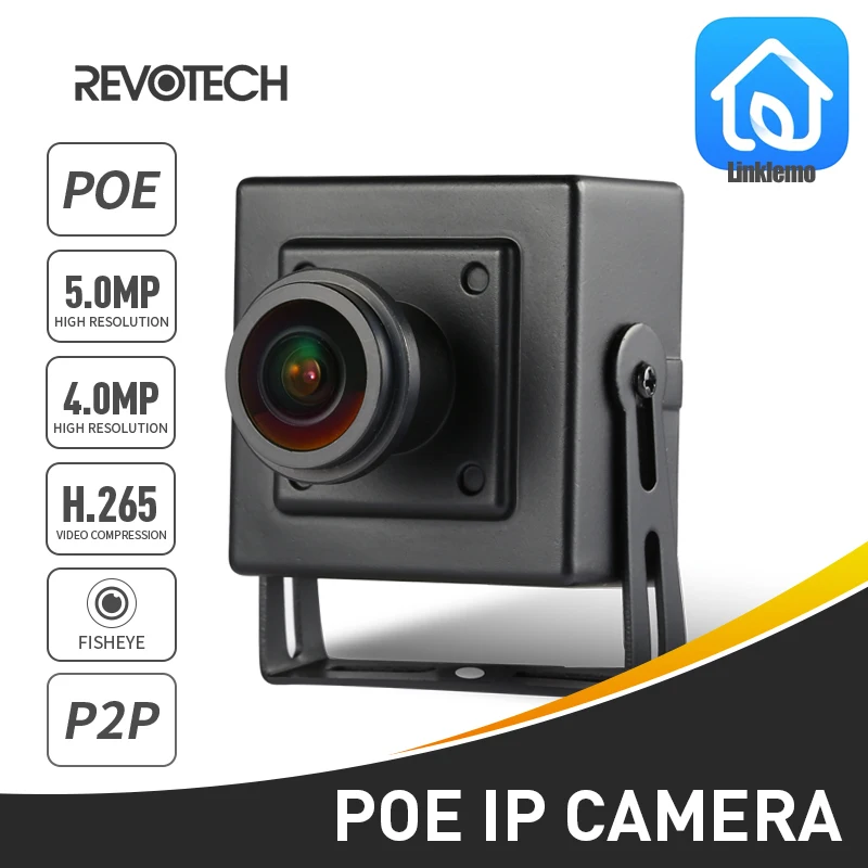H.265 poe fisheye hd 4mp 5mp câmera ip 1616p/1440p interior mini tipo ...