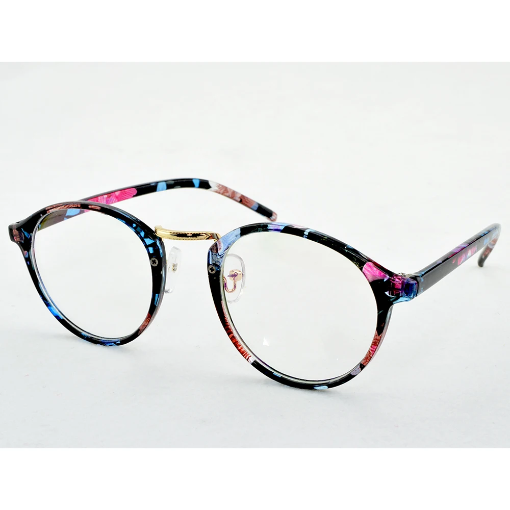 = Scober = Vintage Classic Round Women Reading Glasses Flower ...