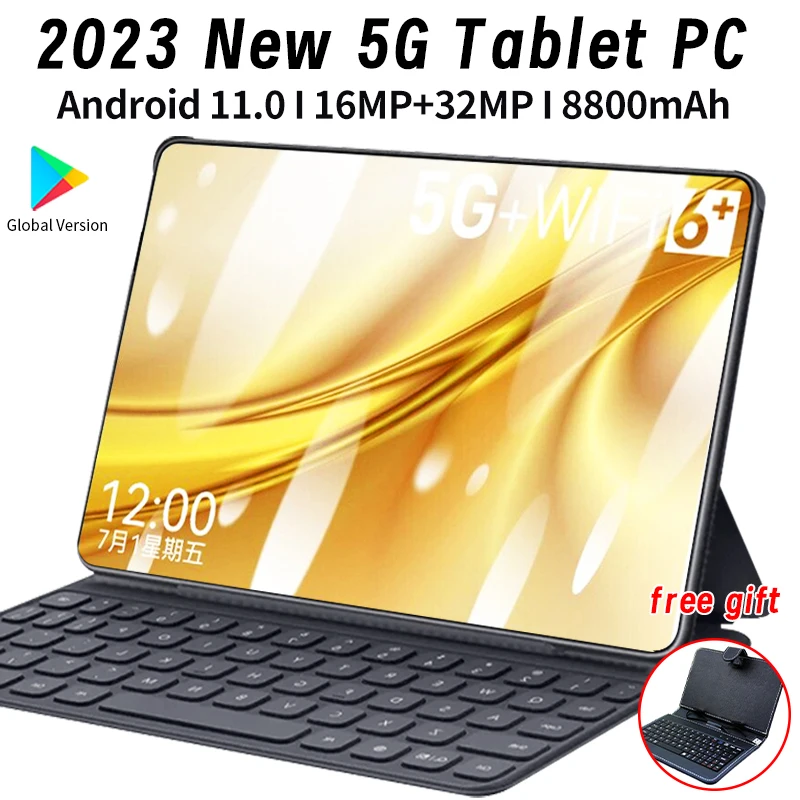 Bluetooth-5G-Tablet-Android-16GB-de-RAM-1TB-ROM-8800mAh-Rede-WiFi ...