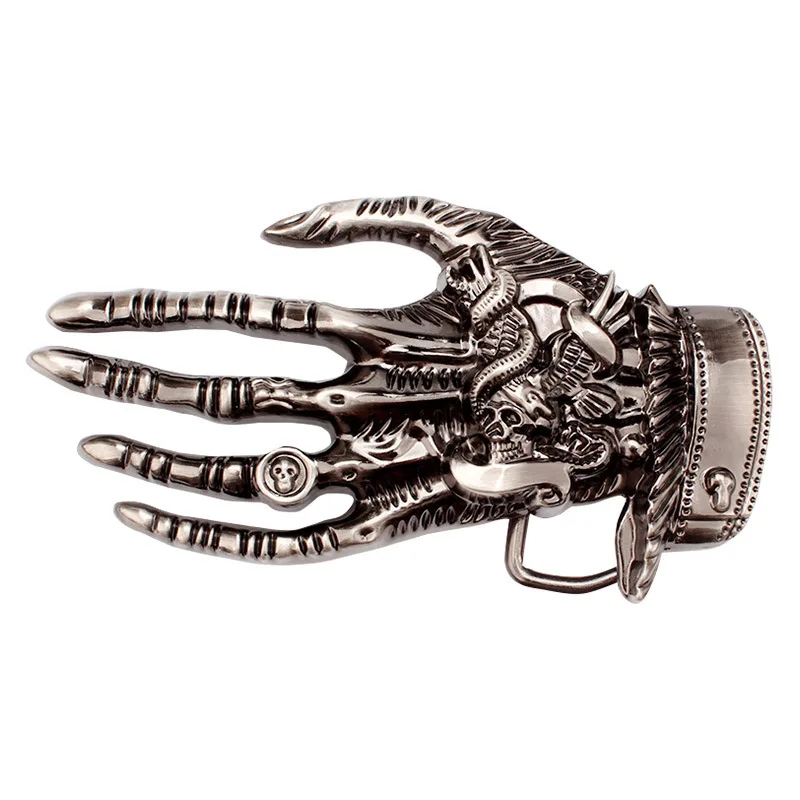 Skeleton-Hand-Belt-Buckle-Heavy-Metal-Rock-Knight-Buckle-Belt-DIY ...