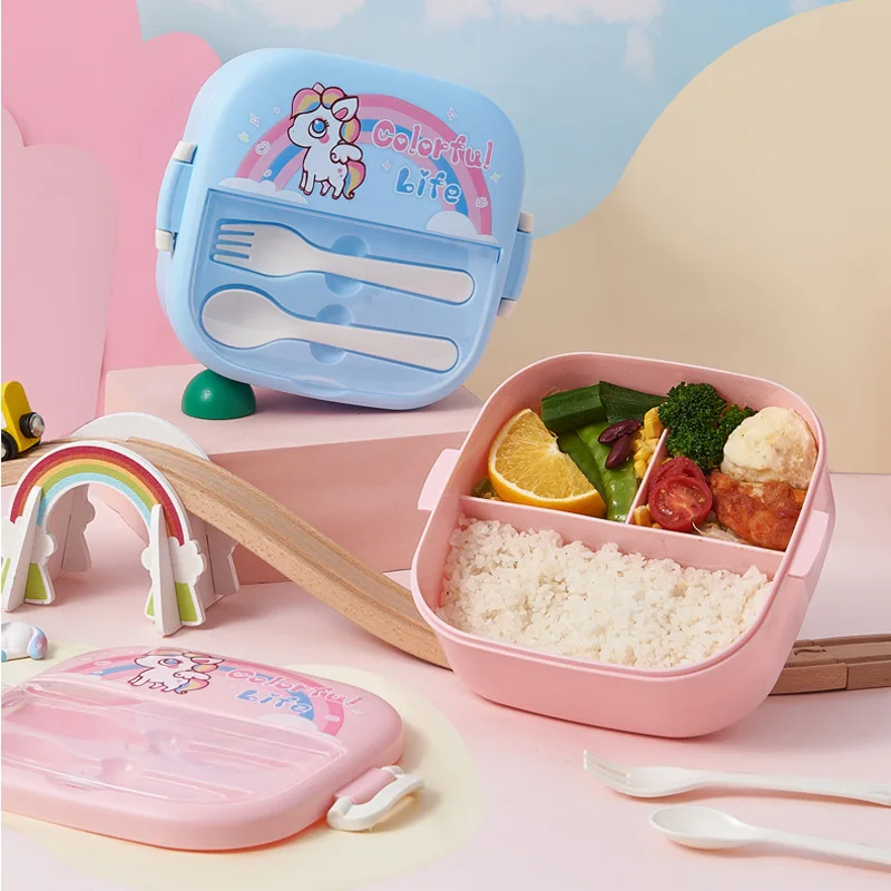 Bento-Lunch-Box-for-Kids-Girls-Cartoon-Students-Kawaii-Cute-Pony-Heated ...
