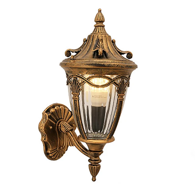 Garden Outdoor Wall Lamp Fixtures Retro Porch Light Vintage Led ...