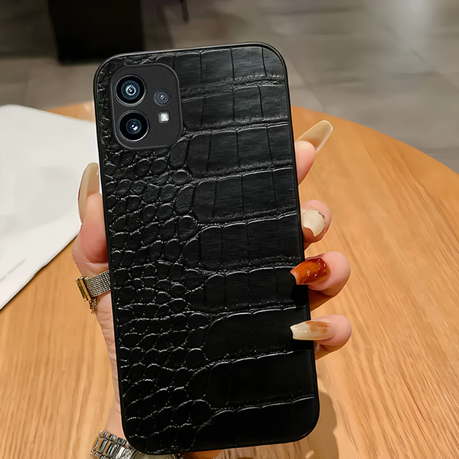 2024-REDVAG-Brand-for-Nothing-Phone-1-Case-Women-Man-Luxury-Leather ...