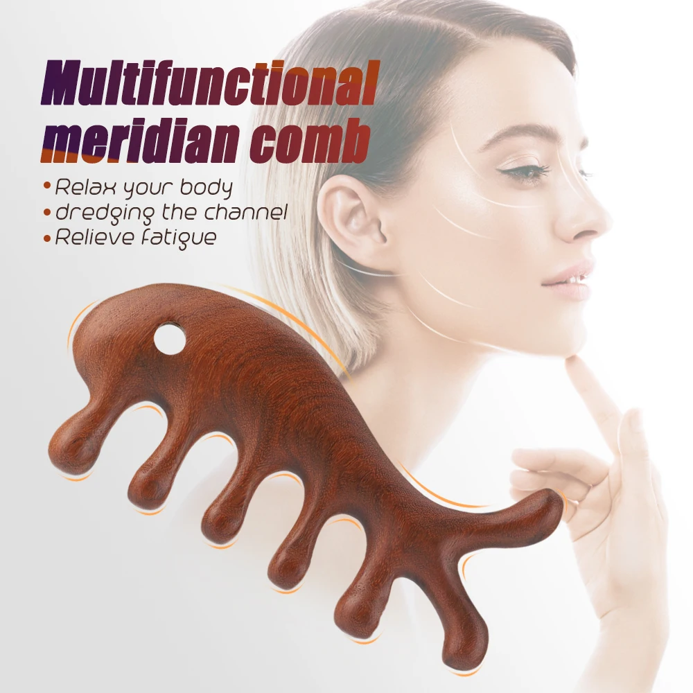 Body-Meridian-Massage-Comb-Multifunctional-Sandalwood-5-Wide-Tooth-Comb ...