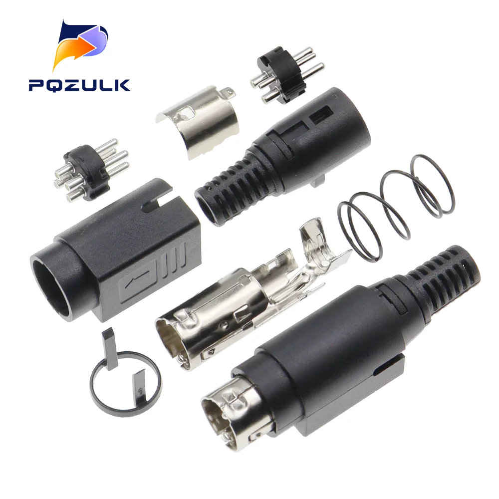 2PCS-3-4Pin-Power-DIN-Plug-For-TFT-LCD-Flatscreen-12V-DC-DIN-Plug-TV ...