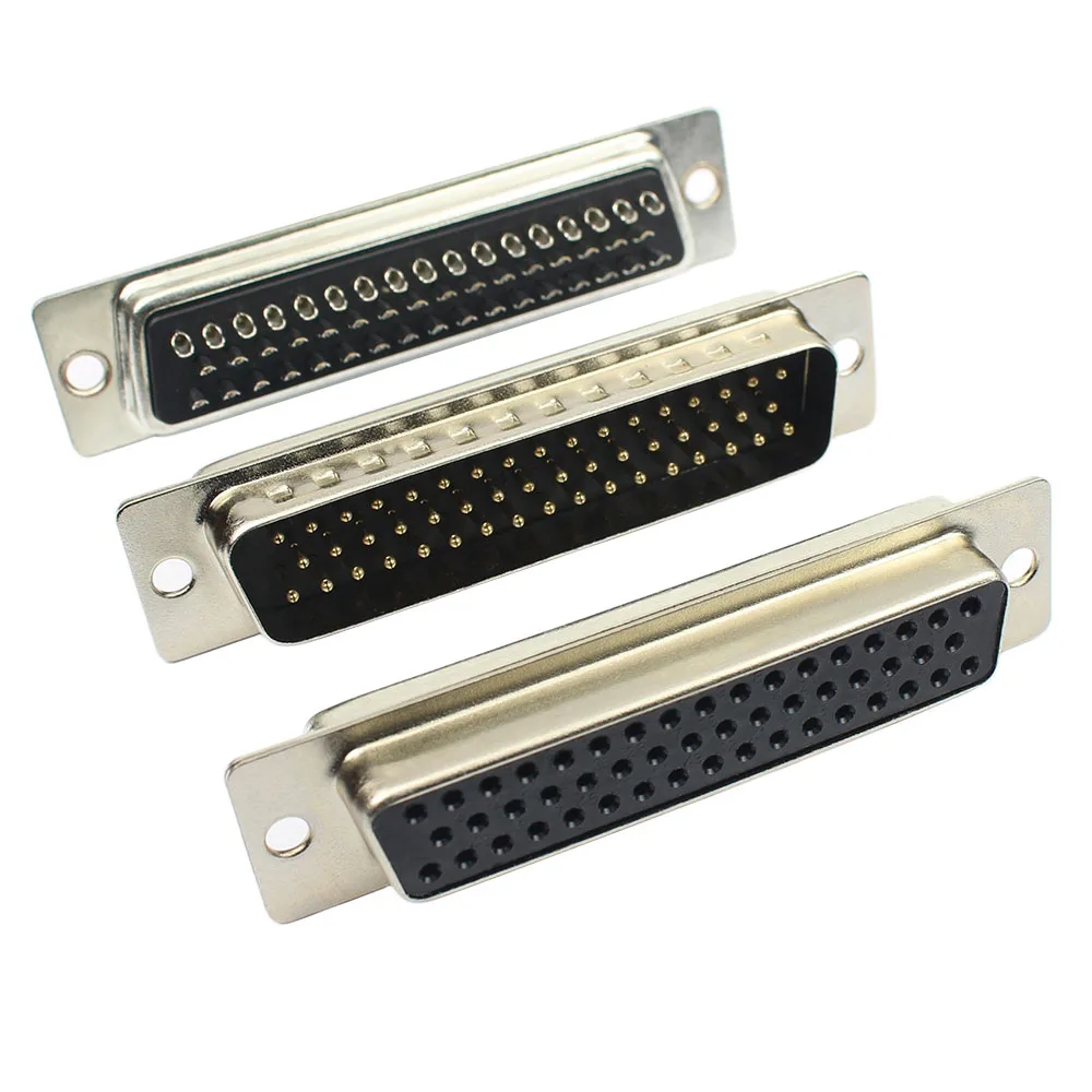 5pcs-HD-D-SUB-DB50-50-Pin-Male-Female-Standard-Solder-Type-Plug-Socket ...