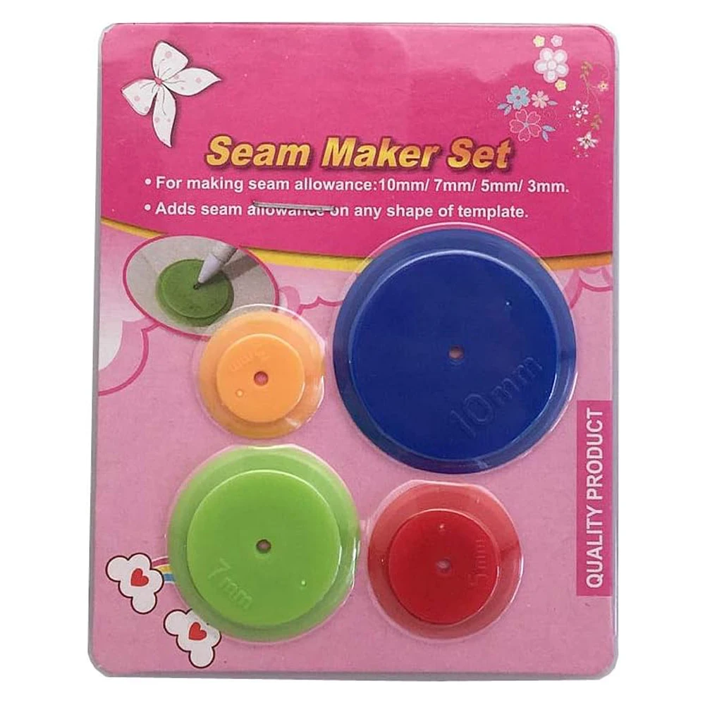 4Pcs-Patchwork-Scan-Wheel-Tailor-Scanning-Line-Ring-Round-Seam-Parts ...