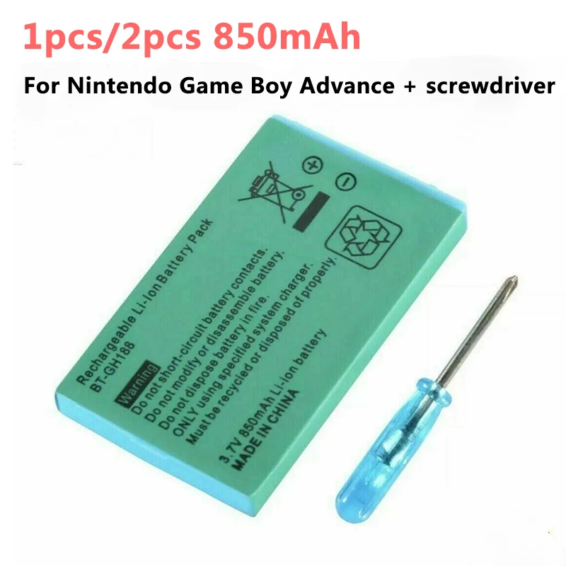 Bater-a-recargable-para-GBA-SP-Pila-de-iones-de-litio-para-Nintendo ...