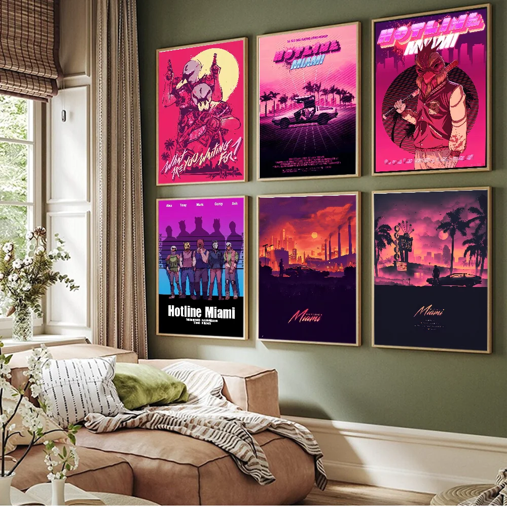 Hotline-Miami-Anime-Video-Game-Whitepaper-Poster-HD-Quality-Poster-Wall ...