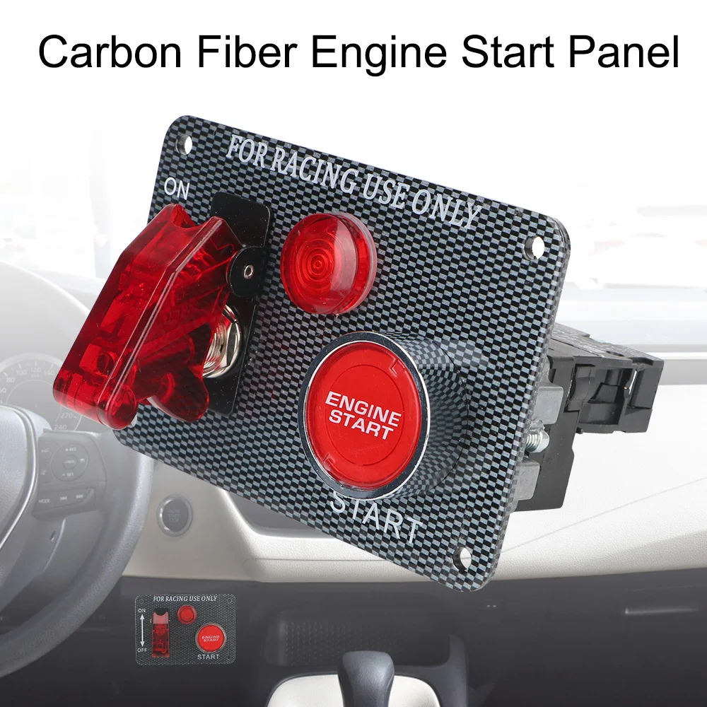 For-Car-Modification-2-Toggle-Start-On-Off-Push-Car-Switch-Panel-Start ...