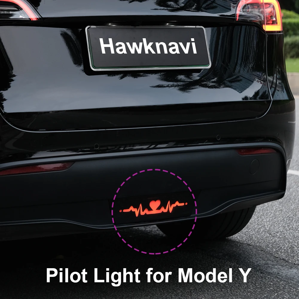 Hawknavi Car Rear Brake Lights for Tesla Model Y Exterior Accessories ...