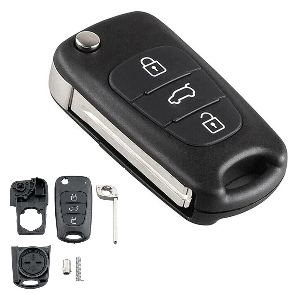 3-Button-Flip-Key-Fob-Case-Shell-Cover-For-Hyundai-I20-I30-X35-IX20 ...