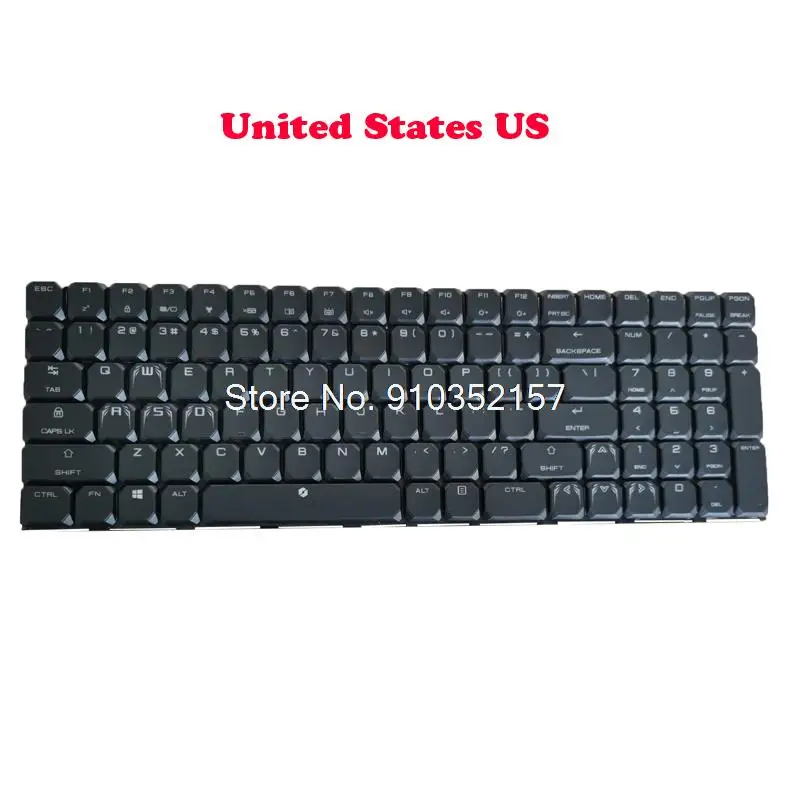 Teclado retroiluminado para ordenador portátil, accesorio para Tongfang GK5CN67, GK7CN6S ...