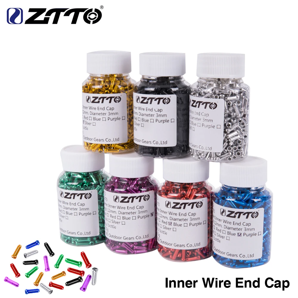 ZTTO 500pcs Inner Wire End Caps Brake Shifter Cable Tips Wire Aluminum ...