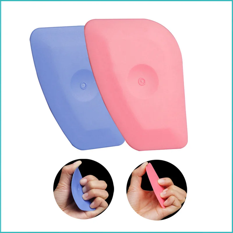 2Pcs-Vinyl-Label-Scraping-Tool-Soft-Blue-Squeegee-Pink-Hard-Corner ...