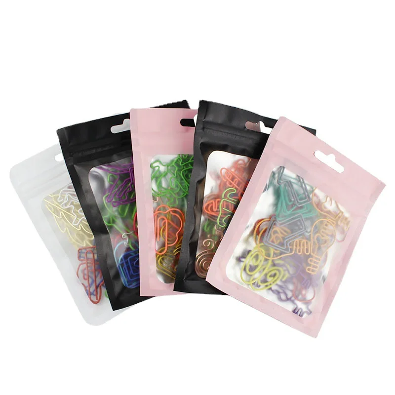 30-PCS-Cute-Paper-Clip-Stationeryorganizer-Combination-Color-Paper-Clip ...