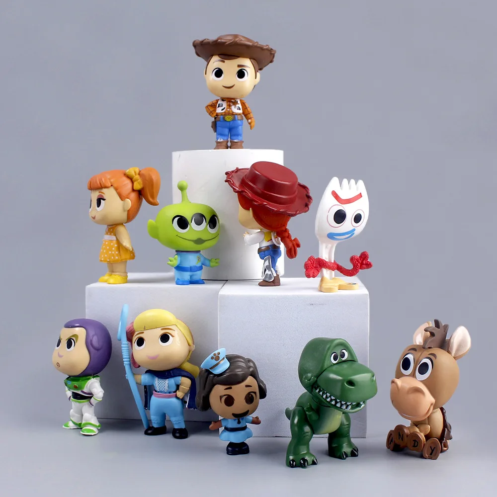 10Pcs-Anime-Toy-Story-Action-Figure-Buzz-Lightyear-Woody-Jessie-Alien ...