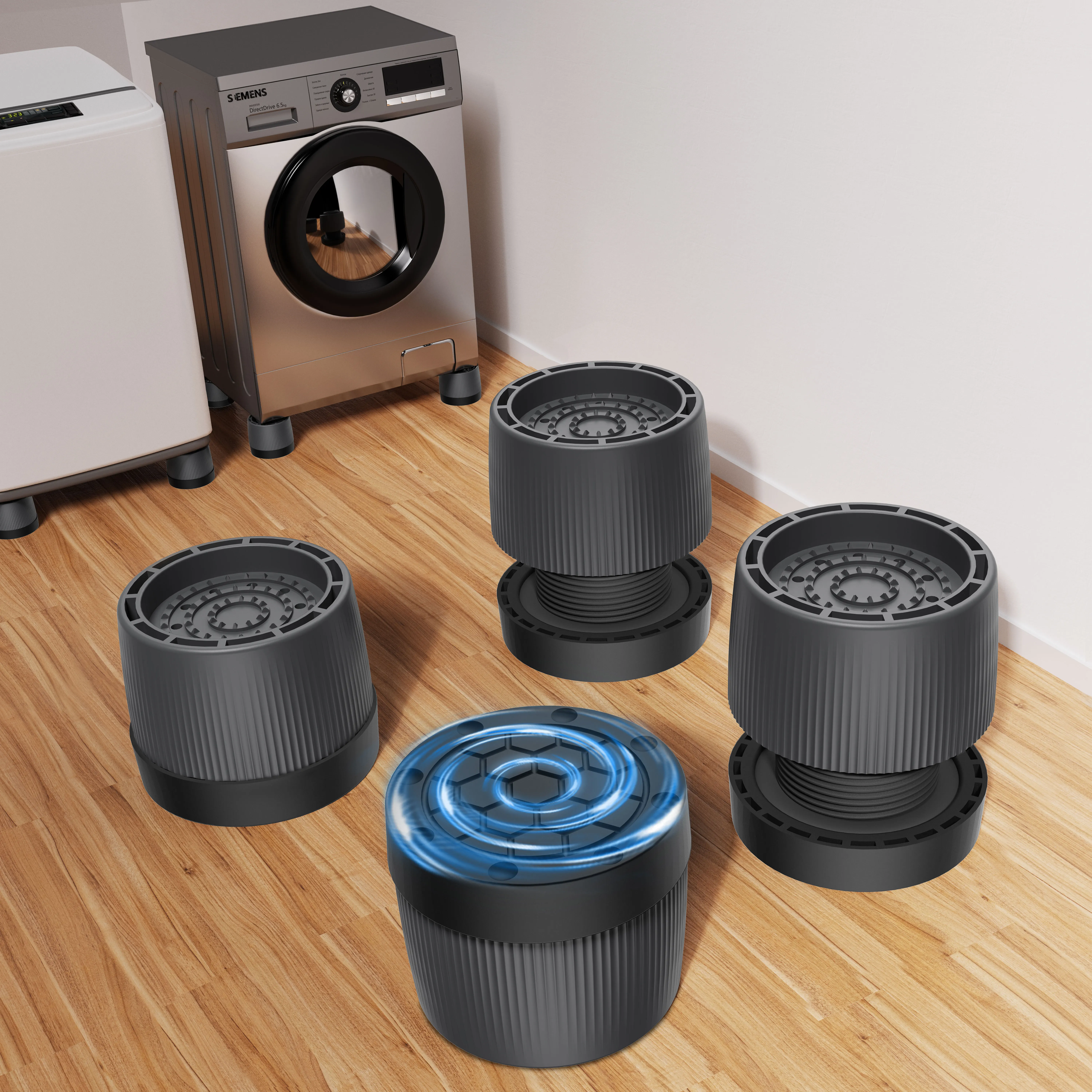2-4-6pcs-Washing-Machine-Feet-Pads-Adjustable-Non-Slip-Anti-Vibration ...
