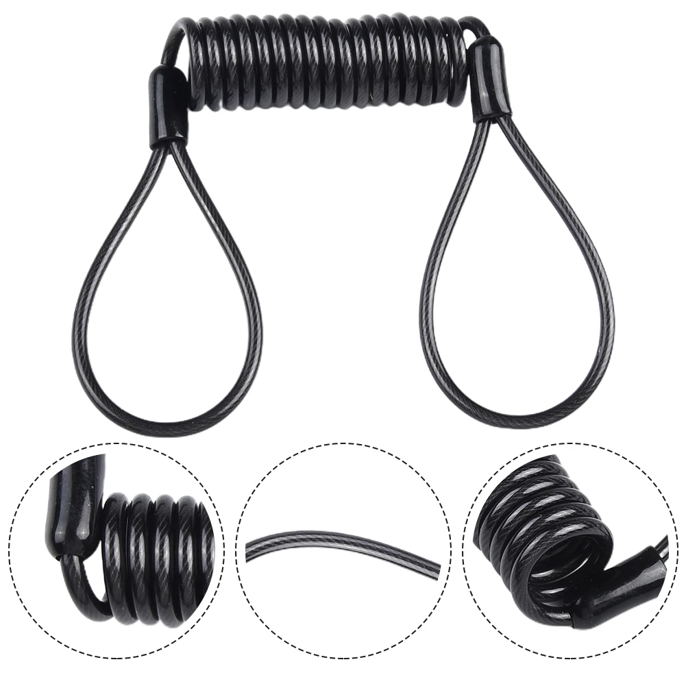 Disc-Lock-Reminder-Minder-Disk-Cable-Coil-Motorcycle-Motorbike-Scooter ...